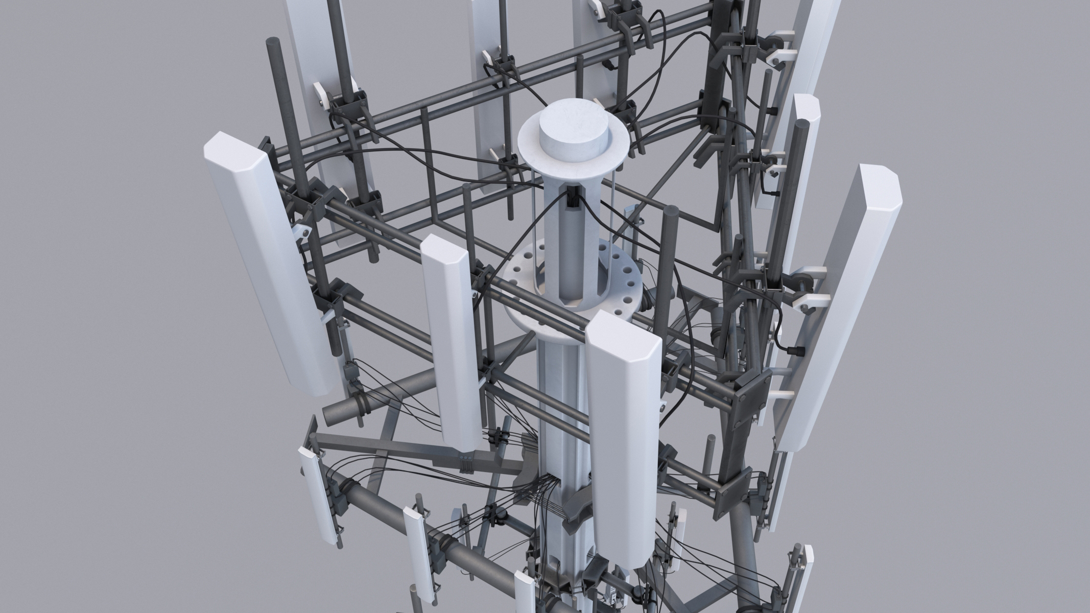 Cellular tower 3D model - TurboSquid 1514528