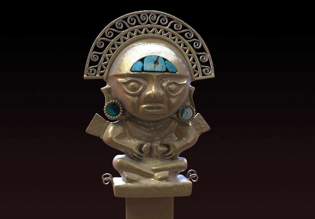 3D model incan idol - TurboSquid 1514478