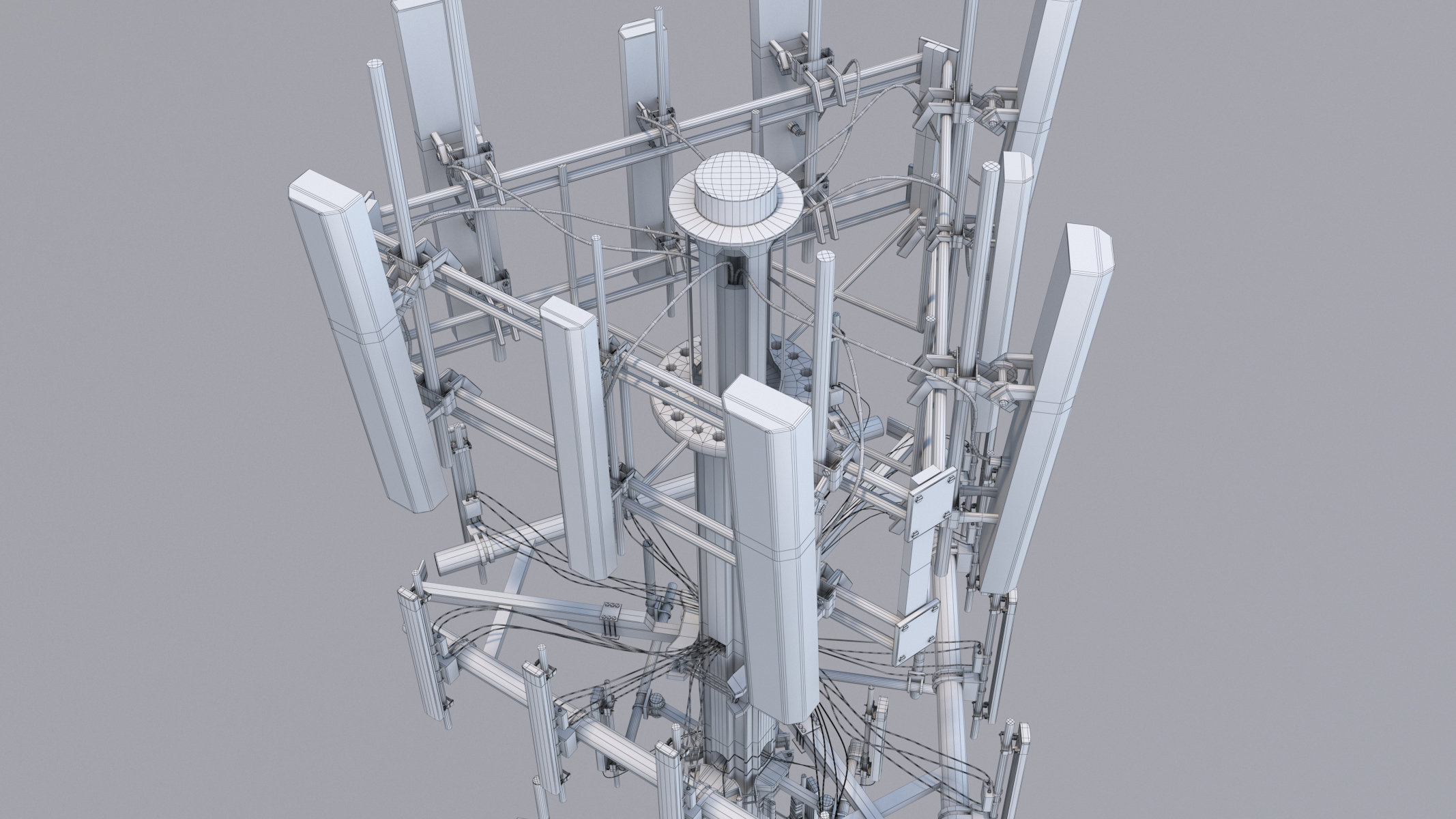 Cellular tower 3D model - TurboSquid 1514528