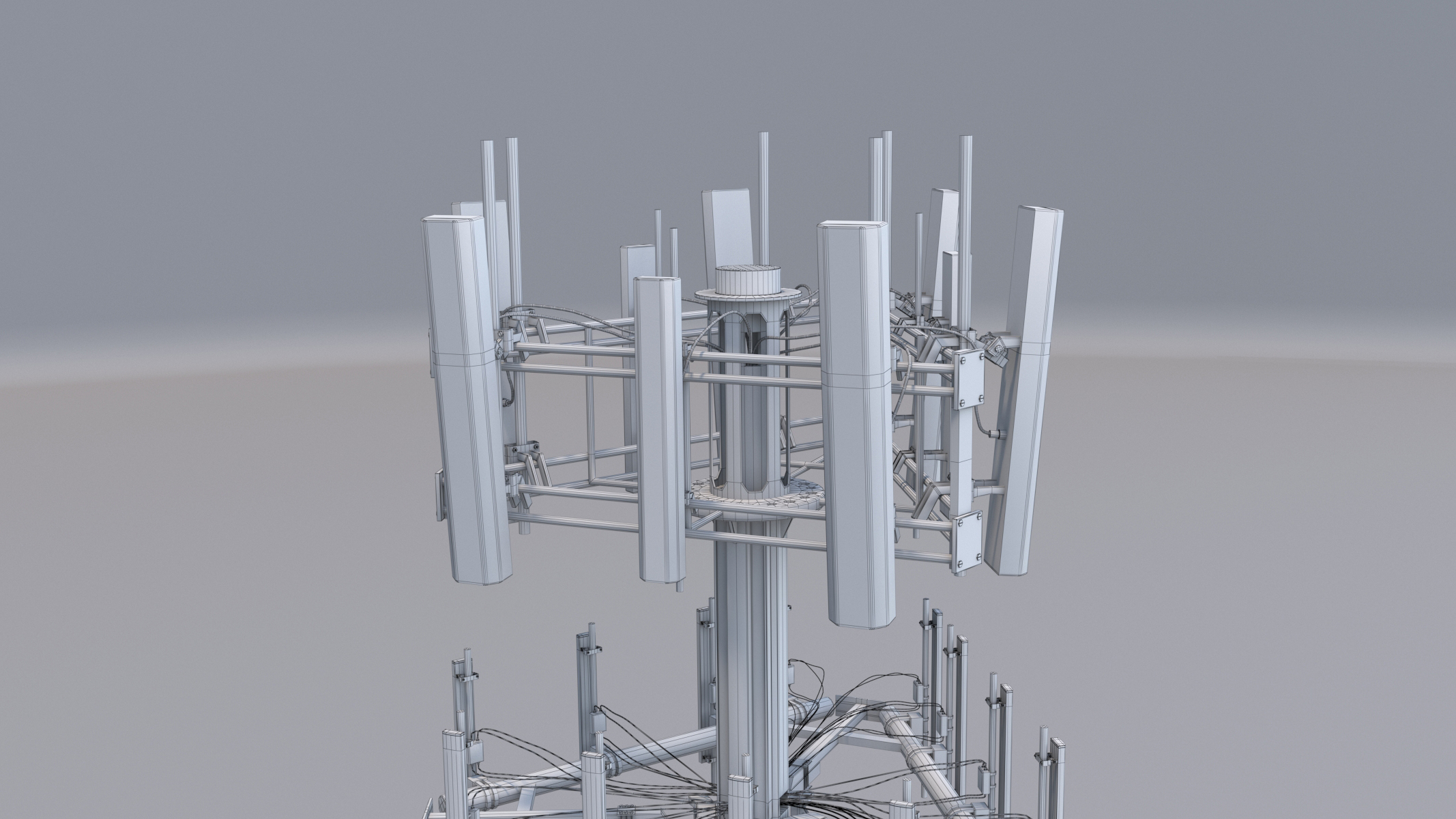 Cellular tower 3D model - TurboSquid 1514528