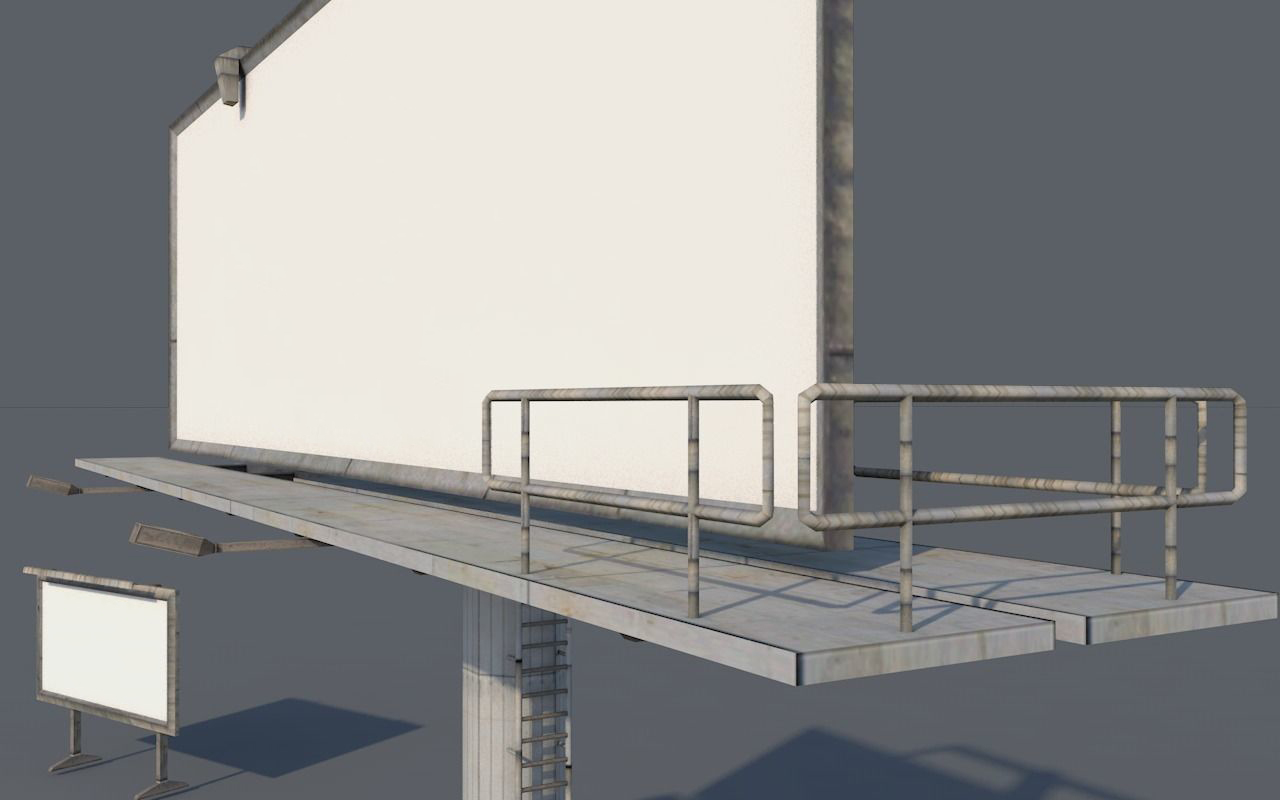 modelo 3d Colección de vallas publicitarias modelo 3D - TurboSquid 1508170