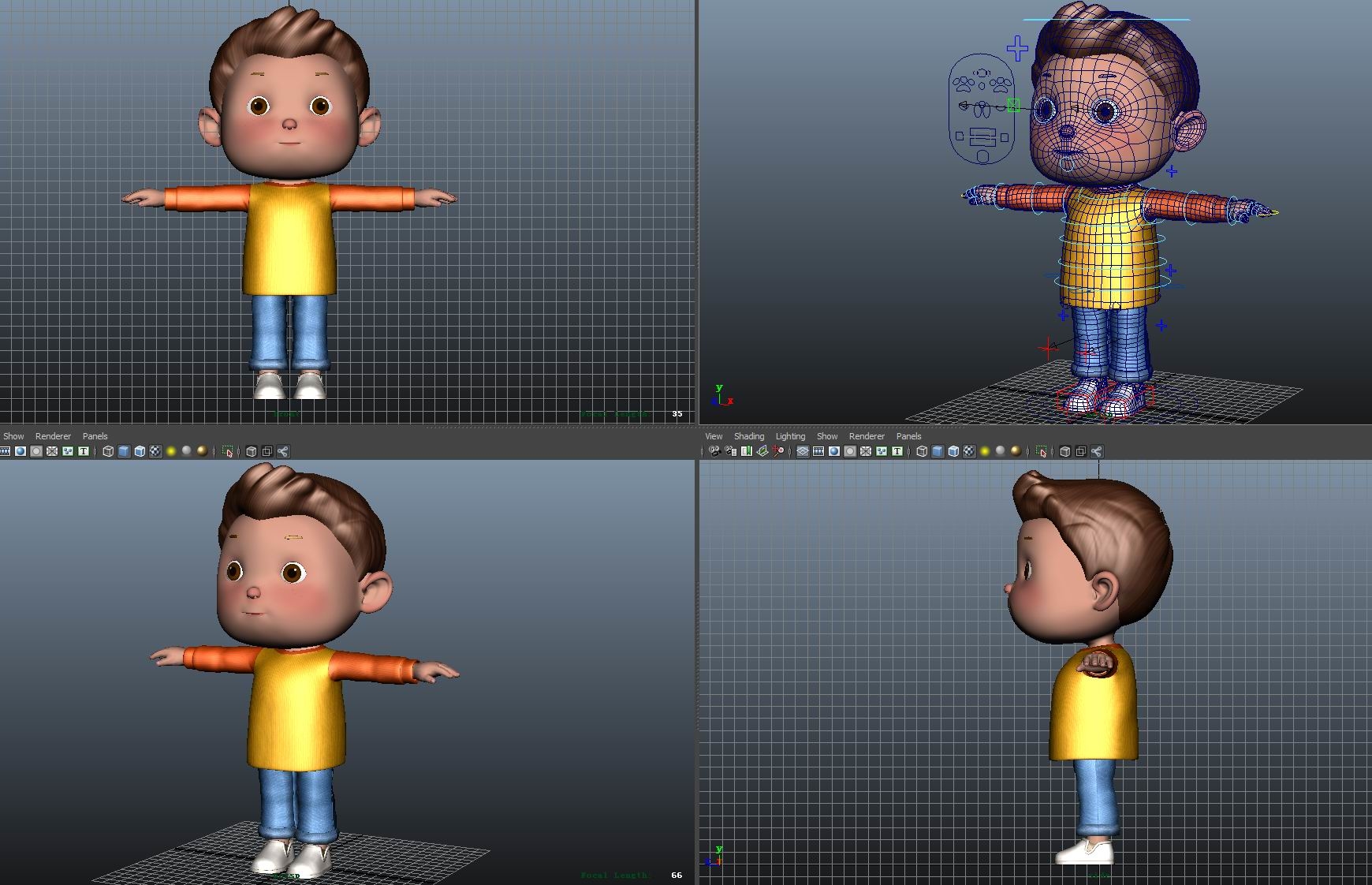 modelo 3d niño de dibujos animados niño niño - TurboSquid 1514857