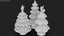 3D christmas tree figurines 2 - TurboSquid 1515084