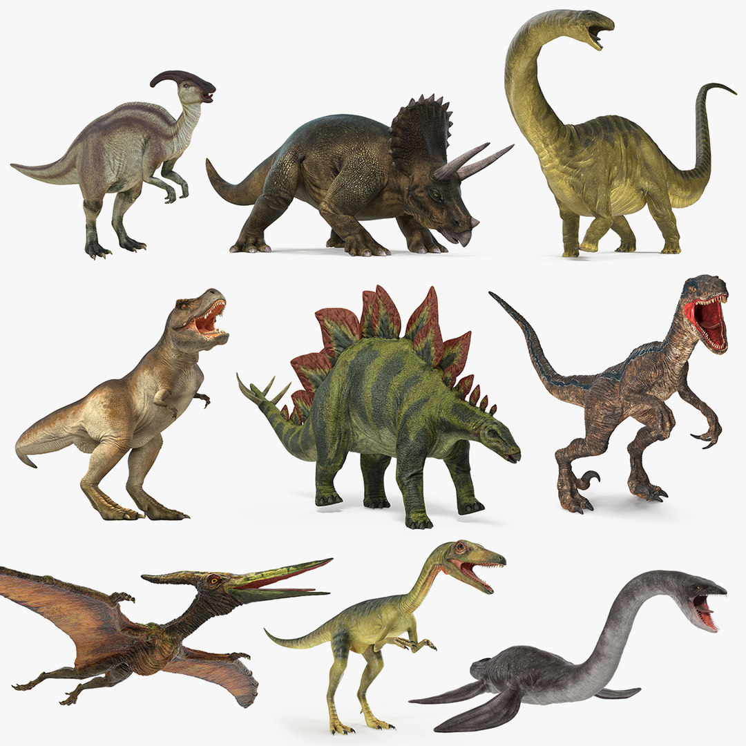 Dinosaurs 4 rigged 3D model - TurboSquid 1515185