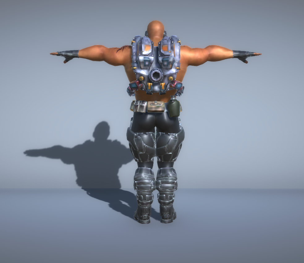 3D sci-fi cyborg-soldier laser gun - TurboSquid 1515389