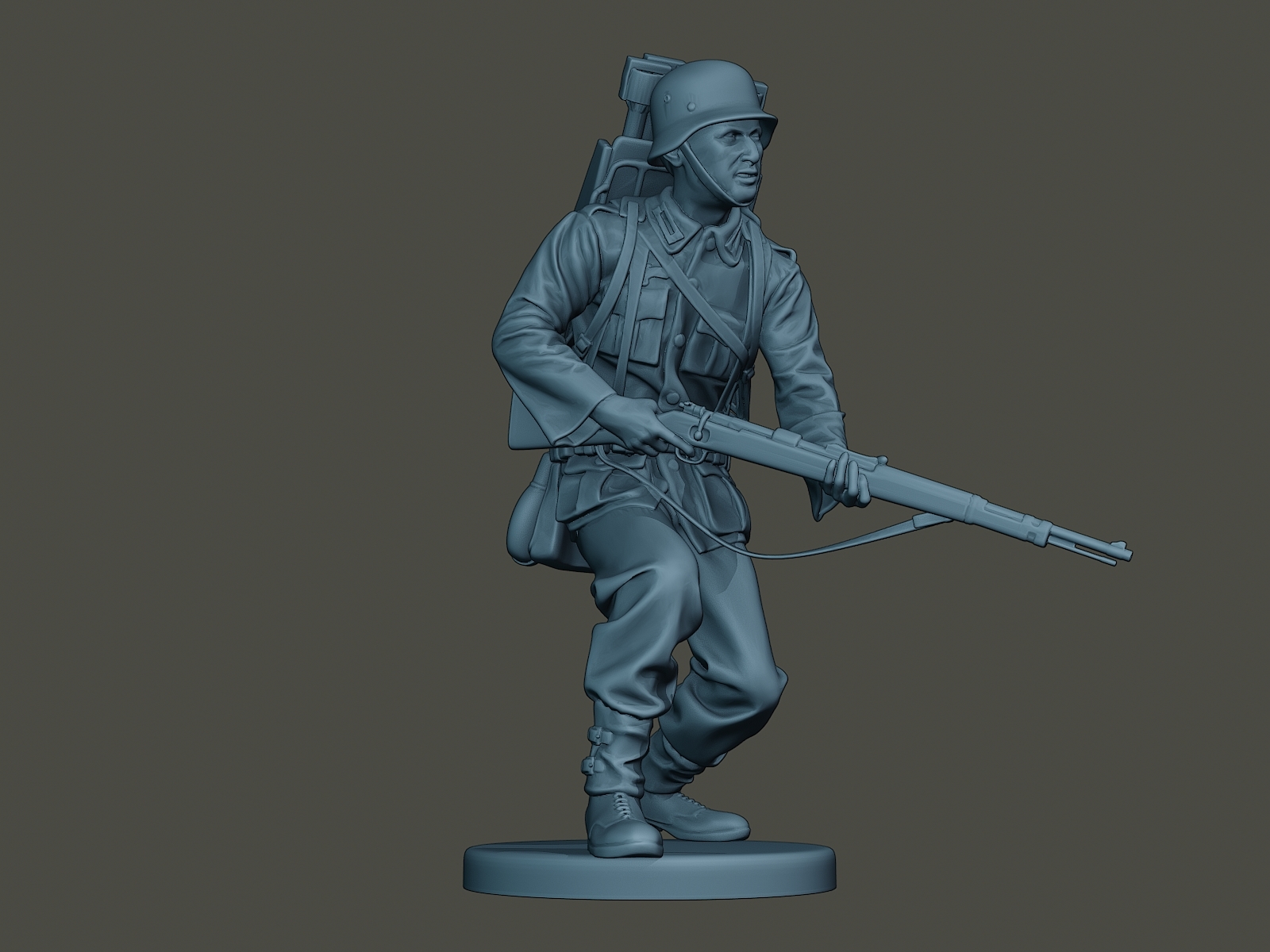 3D german soldier ww2 action - TurboSquid 1515393