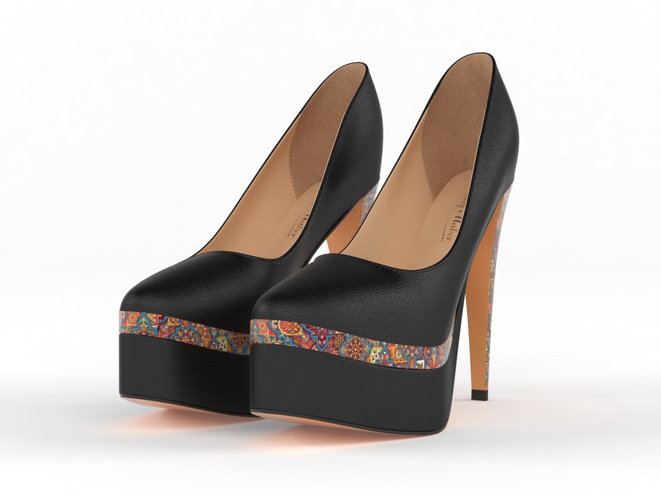 Realistic heels women shoes 3D model - TurboSquid 1515411