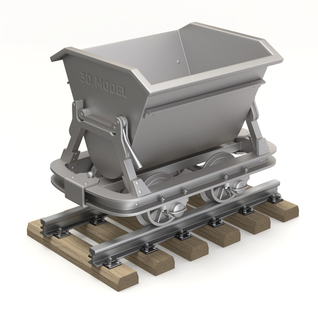 Mining cart 3D model - TurboSquid 1515405