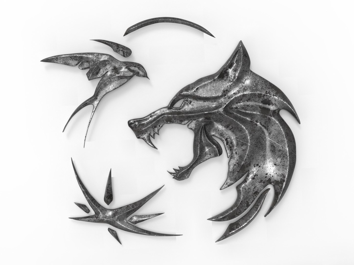 Witcher amulets model - TurboSquid 1515430