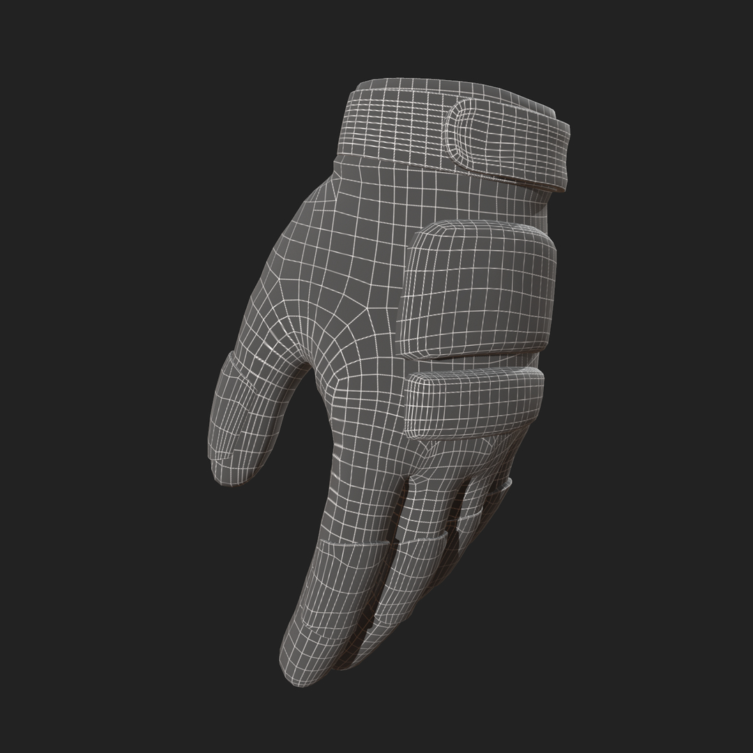3D fashion gloves hand - TurboSquid 1515435