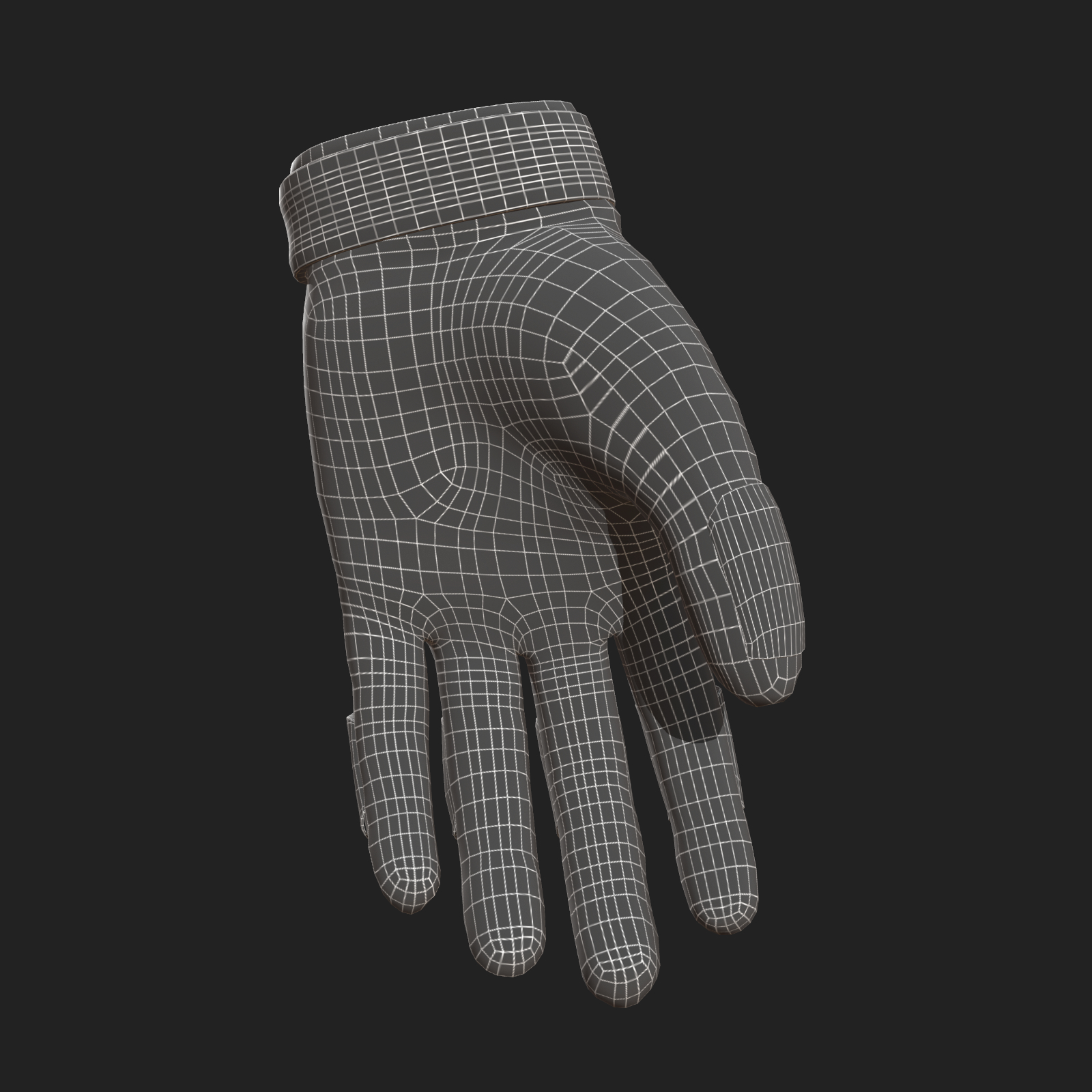 3D fashion gloves hand - TurboSquid 1515435