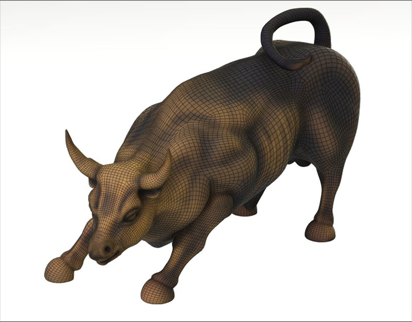 Estátua de touro de Wall Street Modelo 3D - TurboSquid 1513749