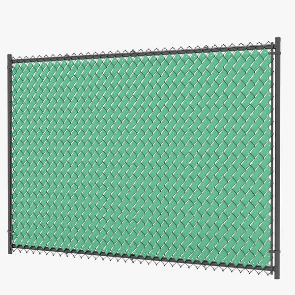 Chain link fence 3D model - TurboSquid 1514865
