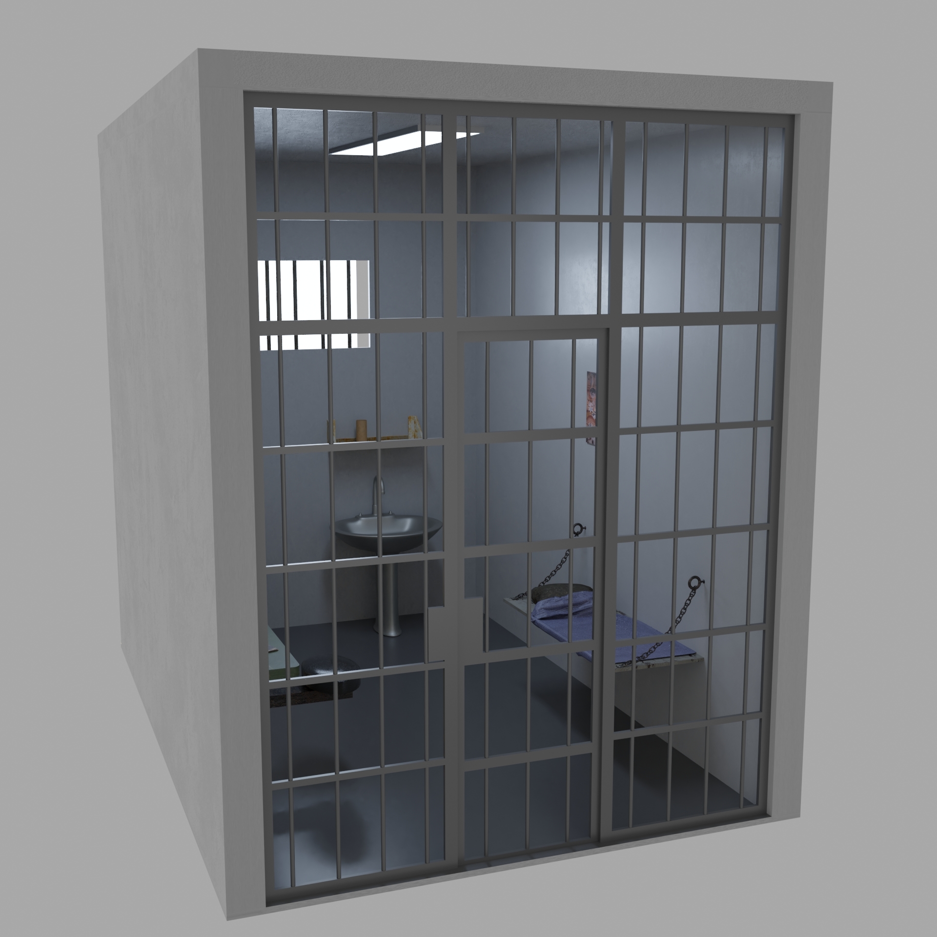 3D model prison cell - TurboSquid 1515803