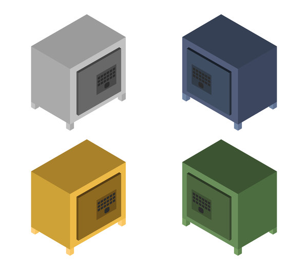 Shapes Encapsulated Postscript safe isometric vector