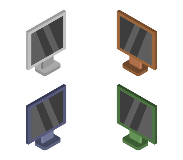 Shapes Encapsulated Postscript isometric television s