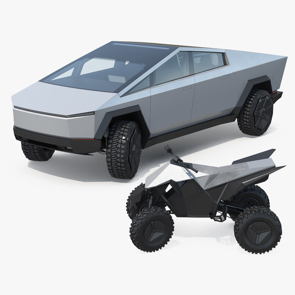 3D tesla cybertruck cyberquad atv - TurboSquid 1516025