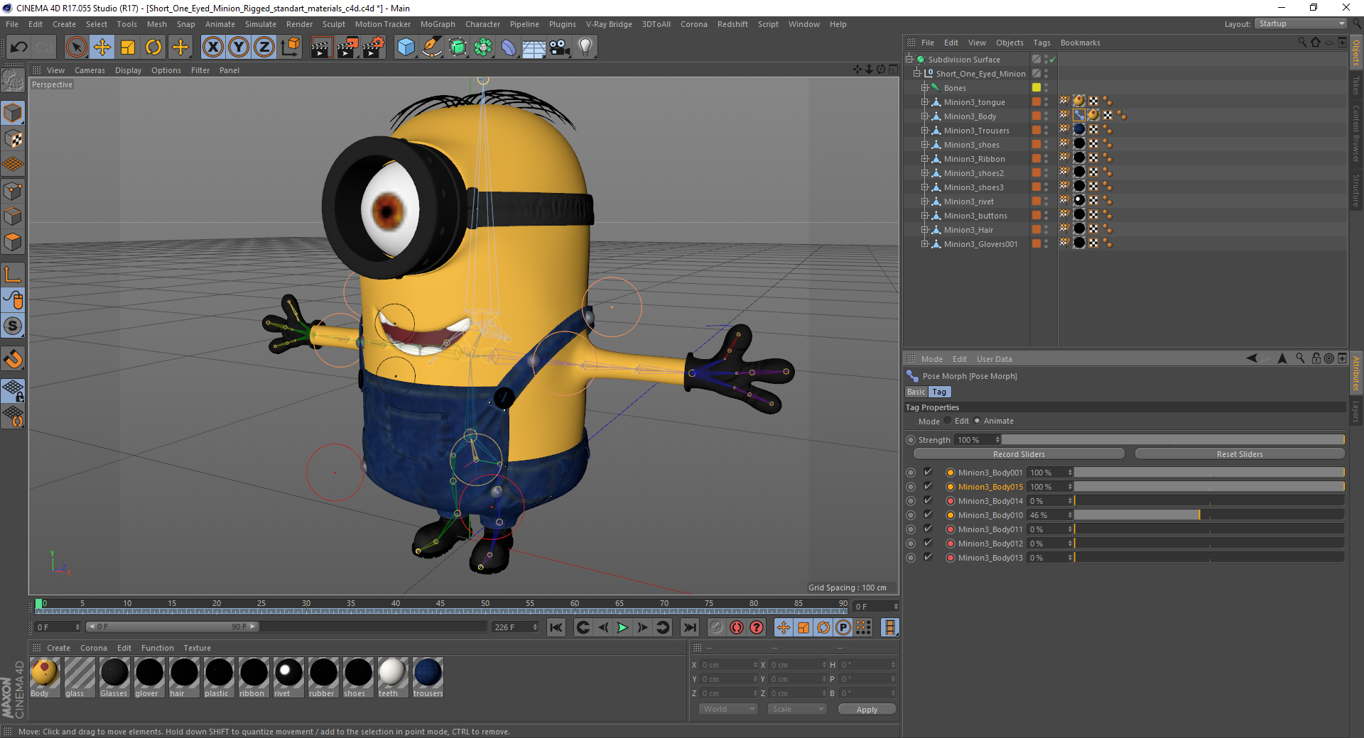 3D rigged minions model - TurboSquid 1516118