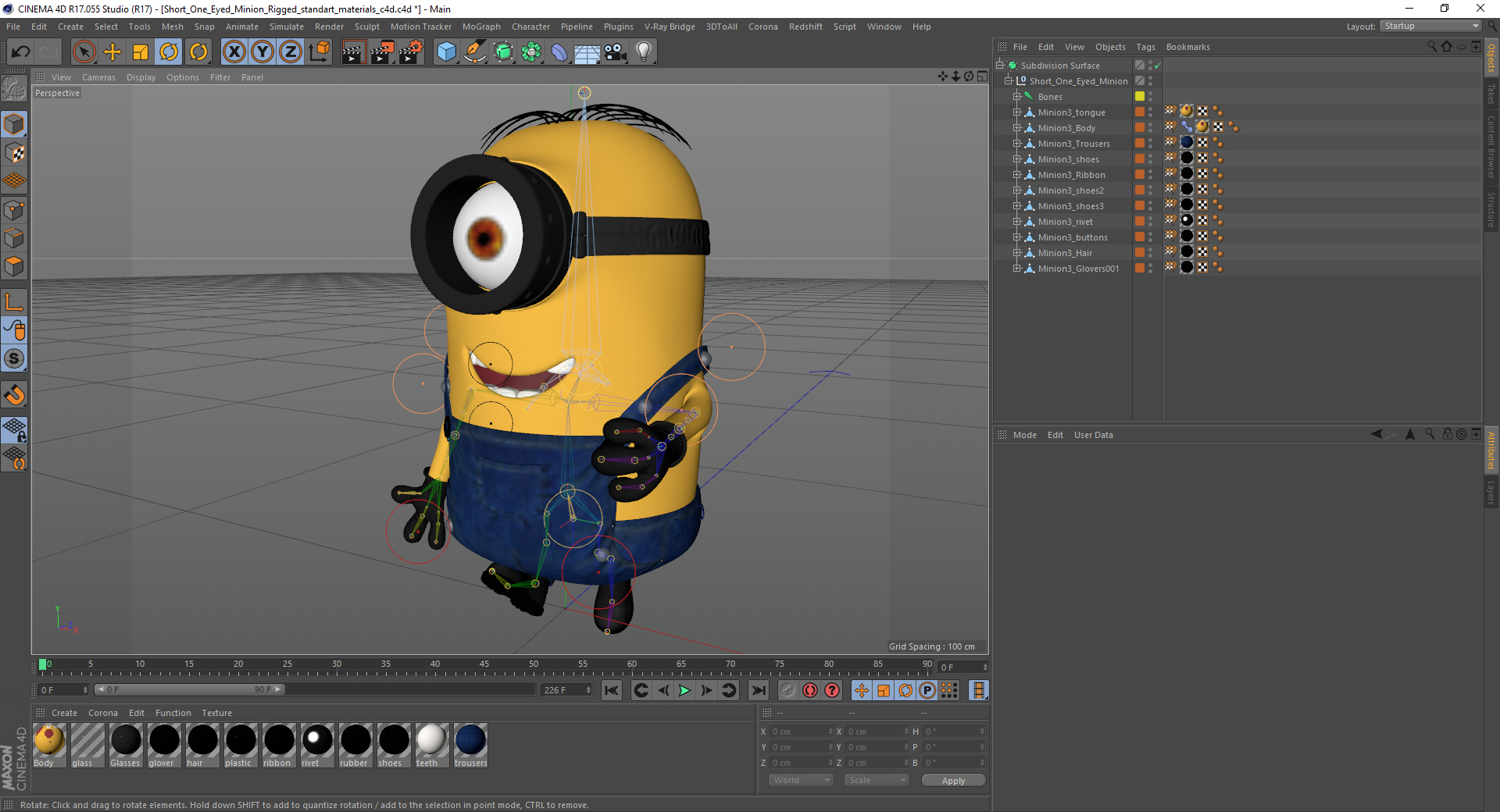 3D rigged minions model - TurboSquid 1516118