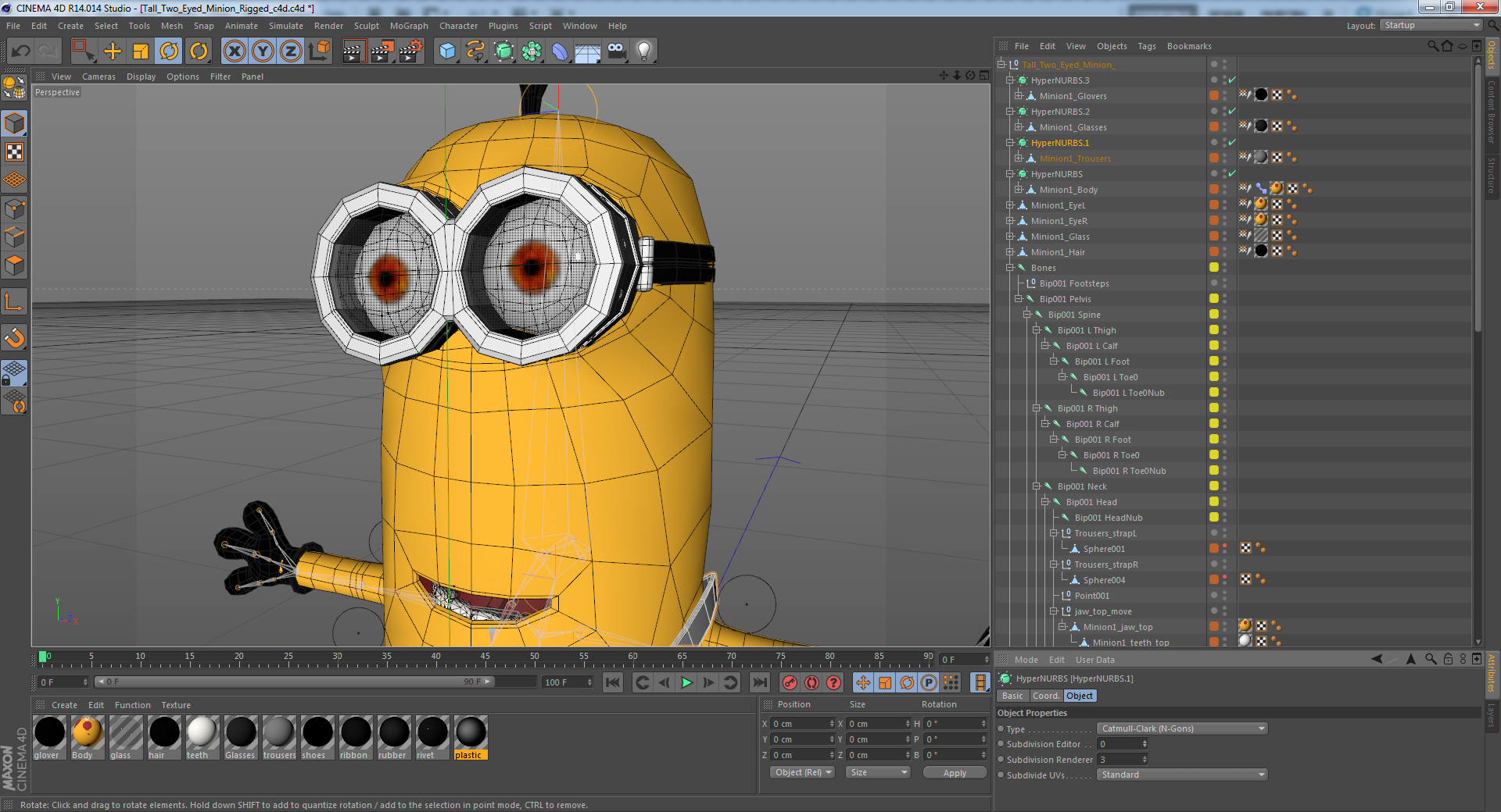 3D rigged minions model - TurboSquid 1516118