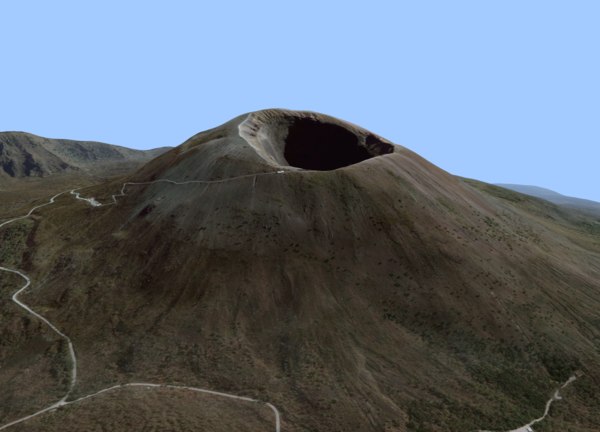 3D model volcanic mount vesuvius - TurboSquid 1516179