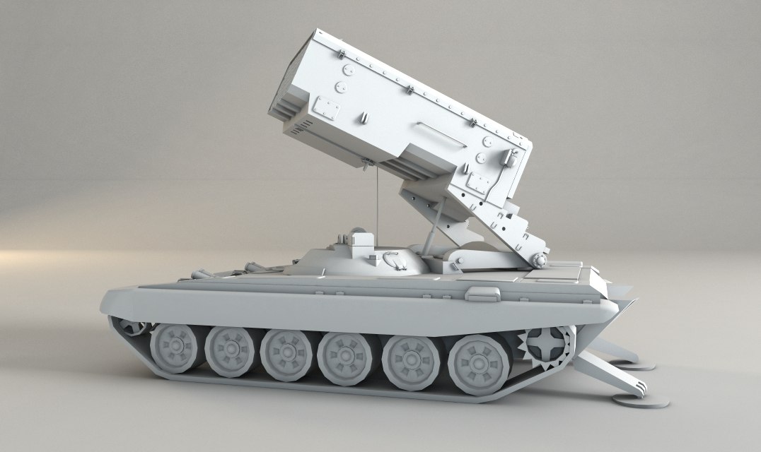 Russian tos-1a 3D model - TurboSquid 1515885