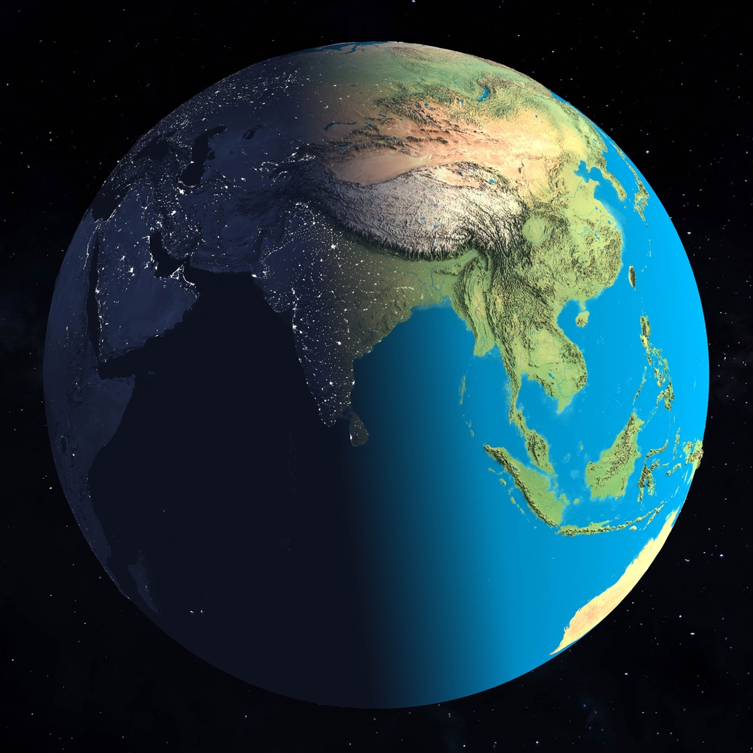 3D earth day night - TurboSquid 1516227