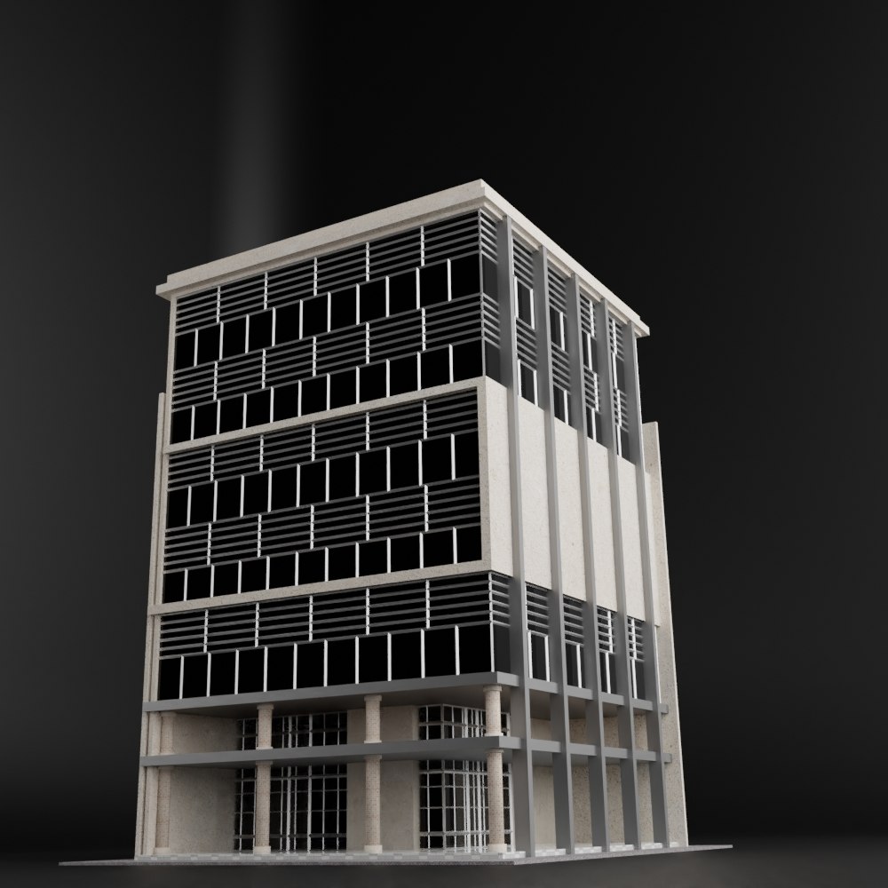 3D model modern building - TurboSquid 1516580