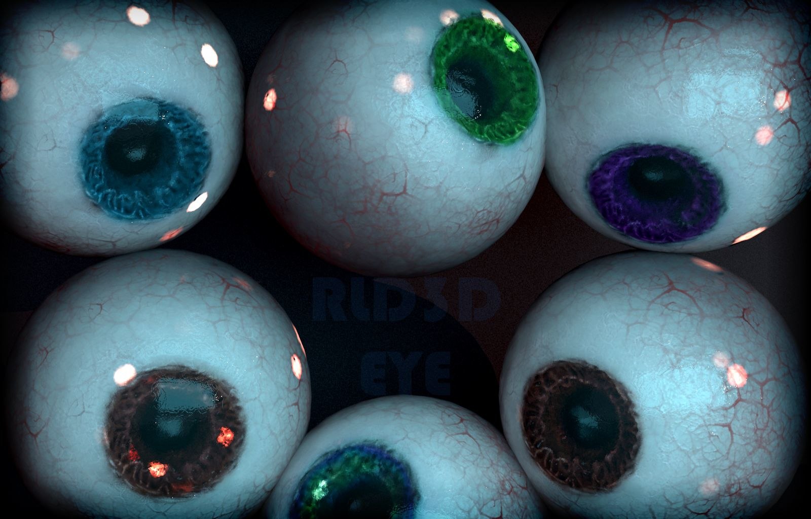 Eyeball rendering colors 3D - TurboSquid 1516557