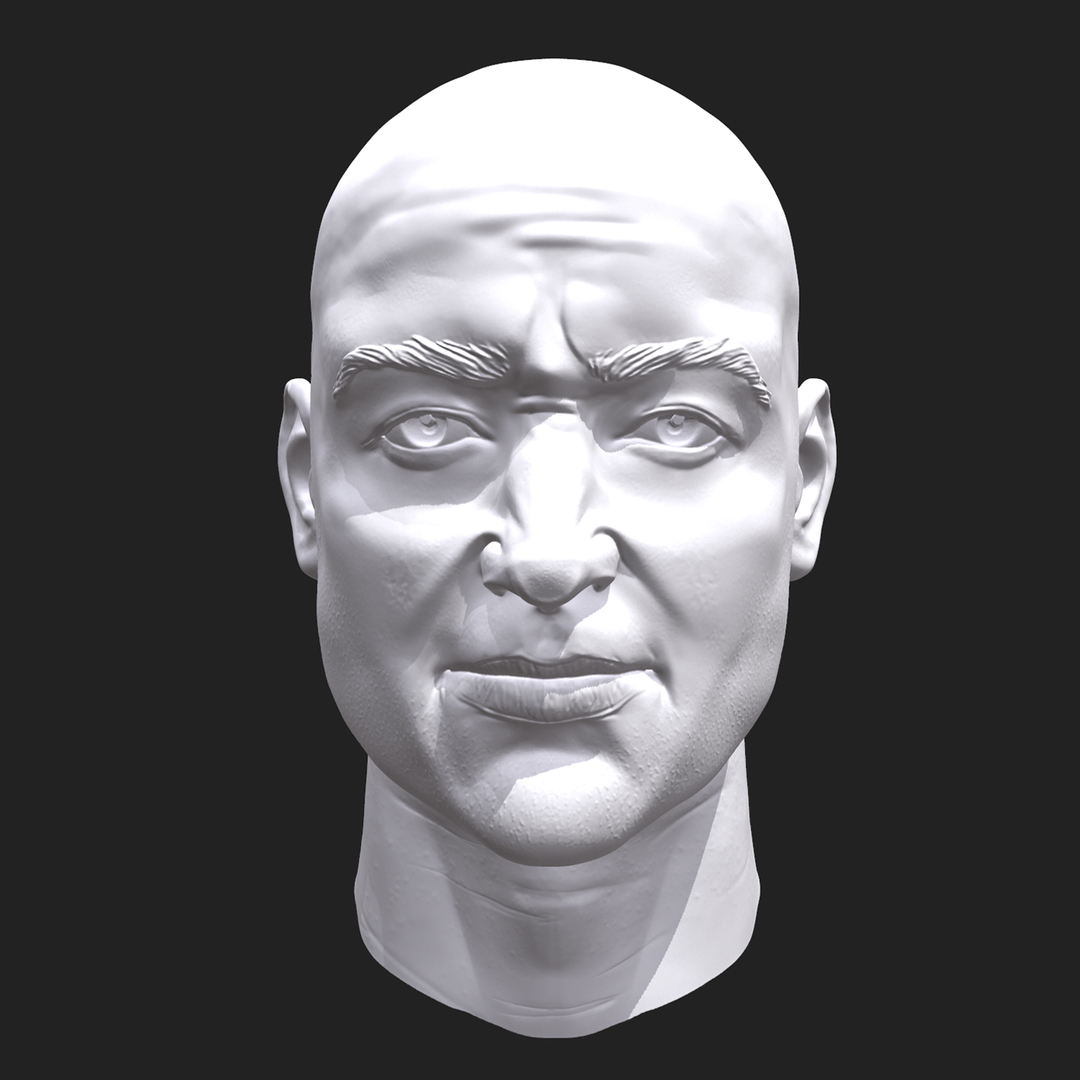 Male head sculpt 3D - TurboSquid 1516584