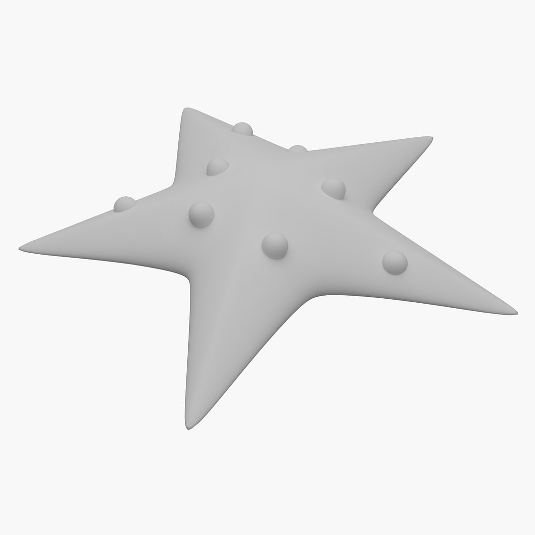 Starfish print 3D model - TurboSquid 1516806