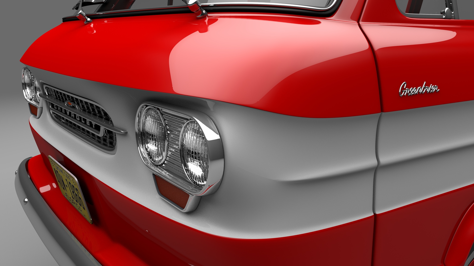 Corvair van greenbrier 3D - TurboSquid 1516796