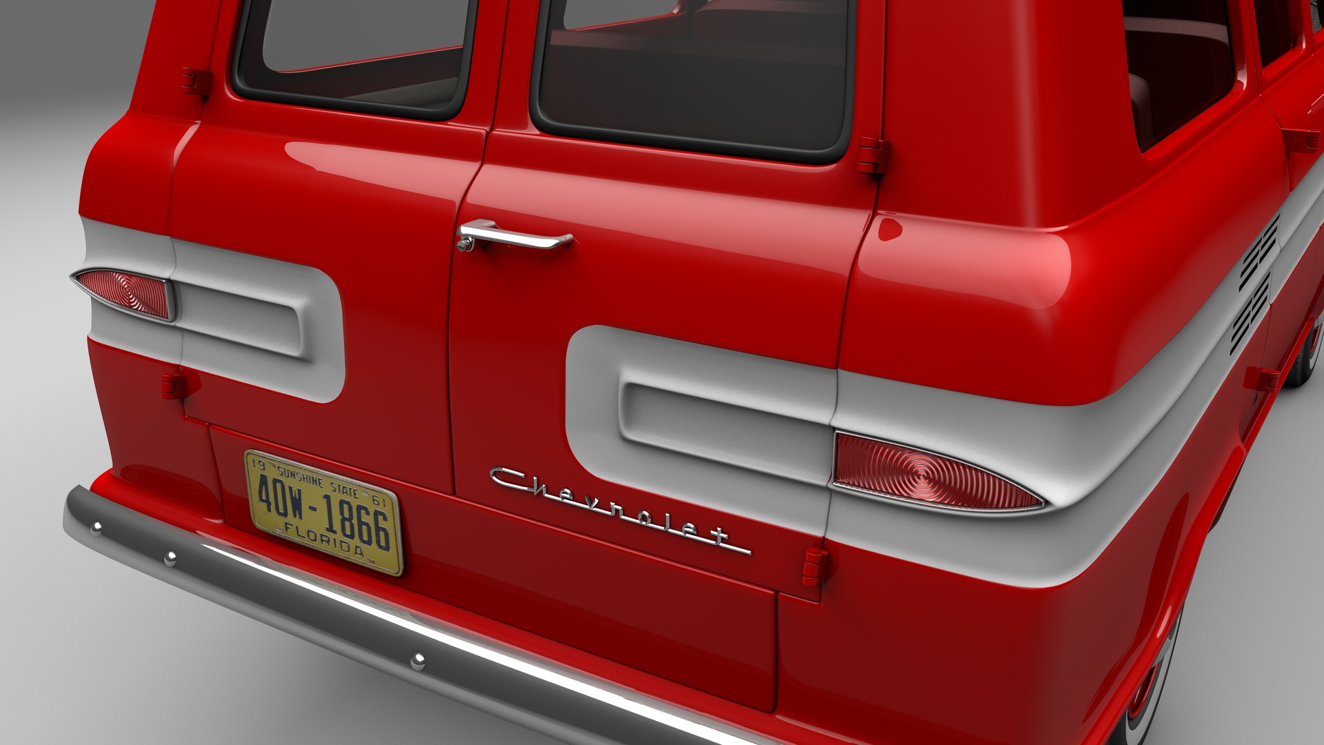 Corvair van greenbrier 3D - TurboSquid 1516796