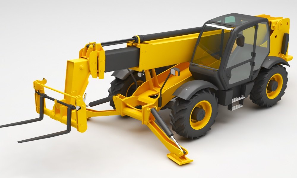 Telehandler 3D model - TurboSquid 1517133