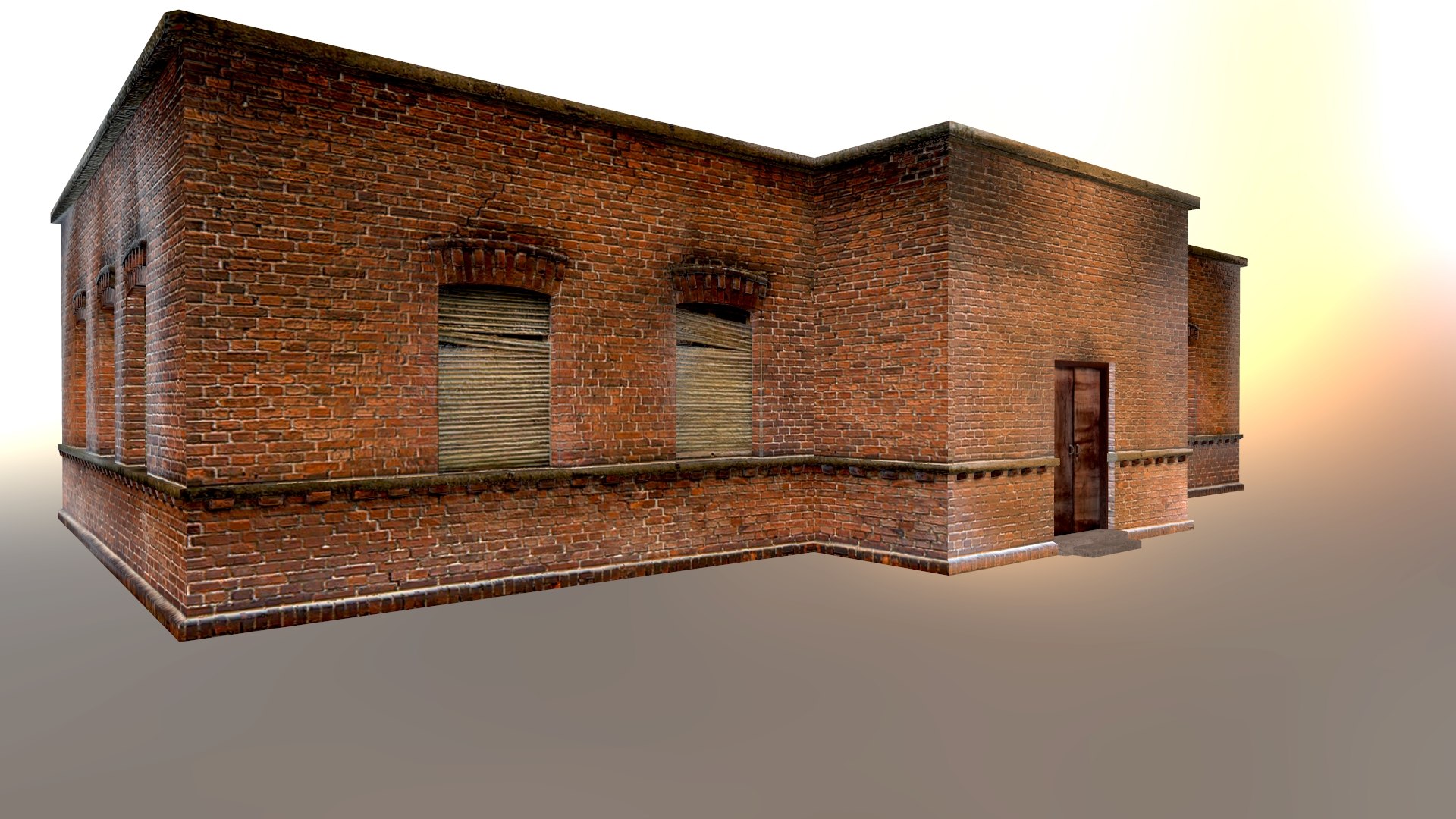 Old building 3D model - TurboSquid 1517253