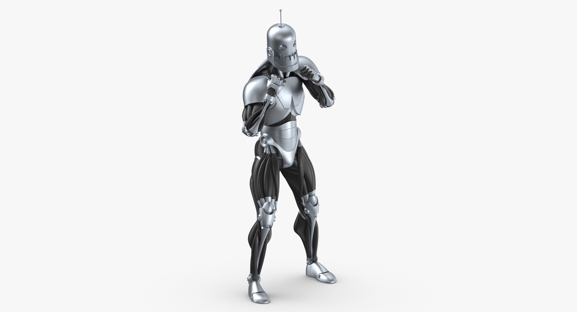 3D model robot 02 fighting - TurboSquid 1517292