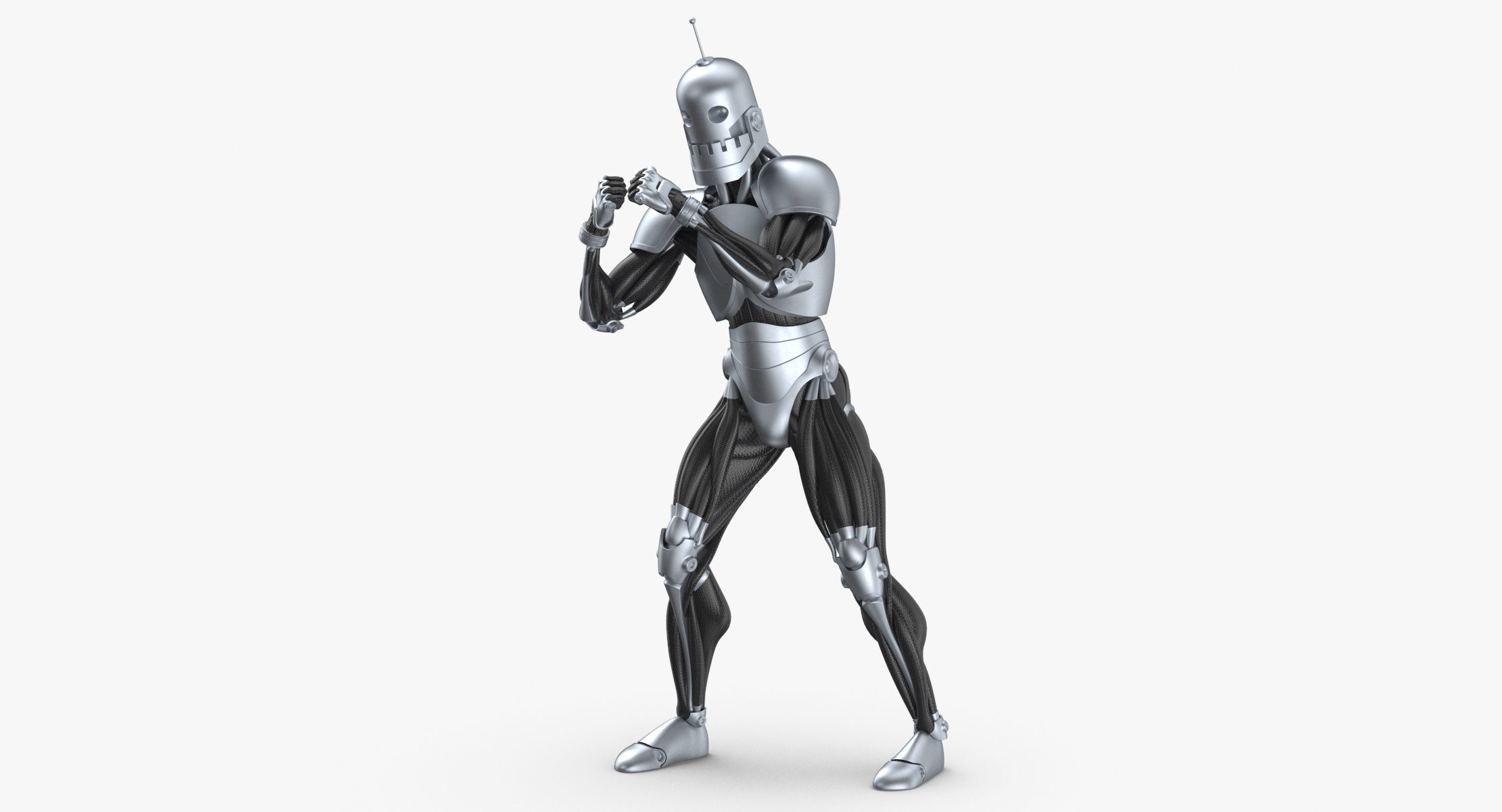 3D model robot 02 fighting - TurboSquid 1517292
