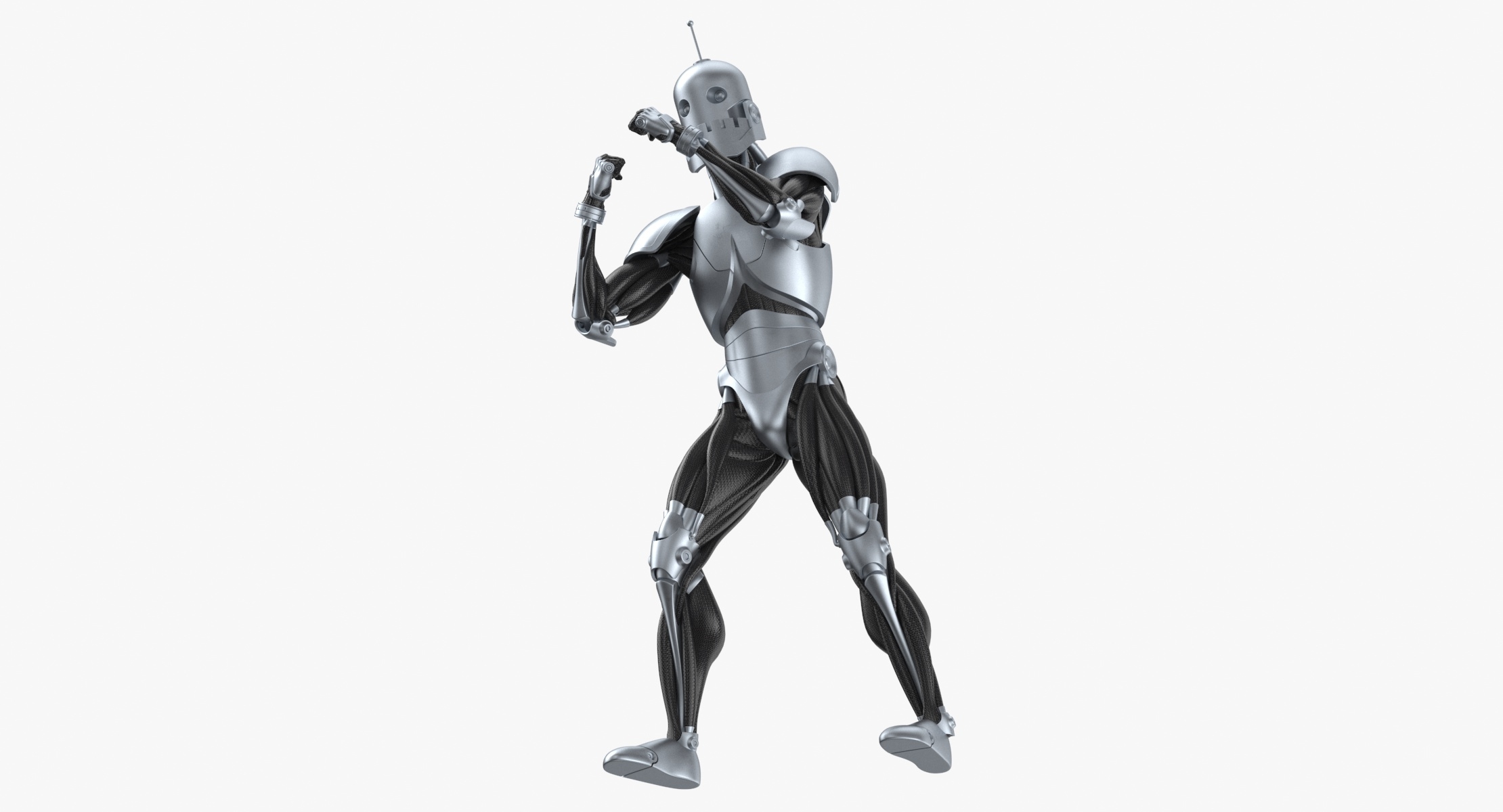 3D model robot 02 fighting - TurboSquid 1517292