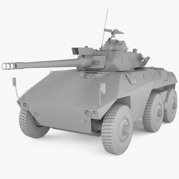 3D ee-9 cascavel ee model - TurboSquid 1517352