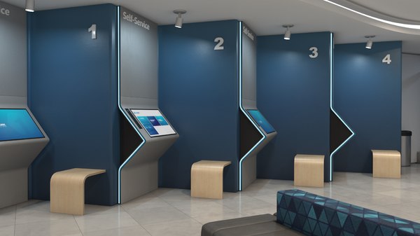 Bank scene modern building 3D model - TurboSquid 1517328