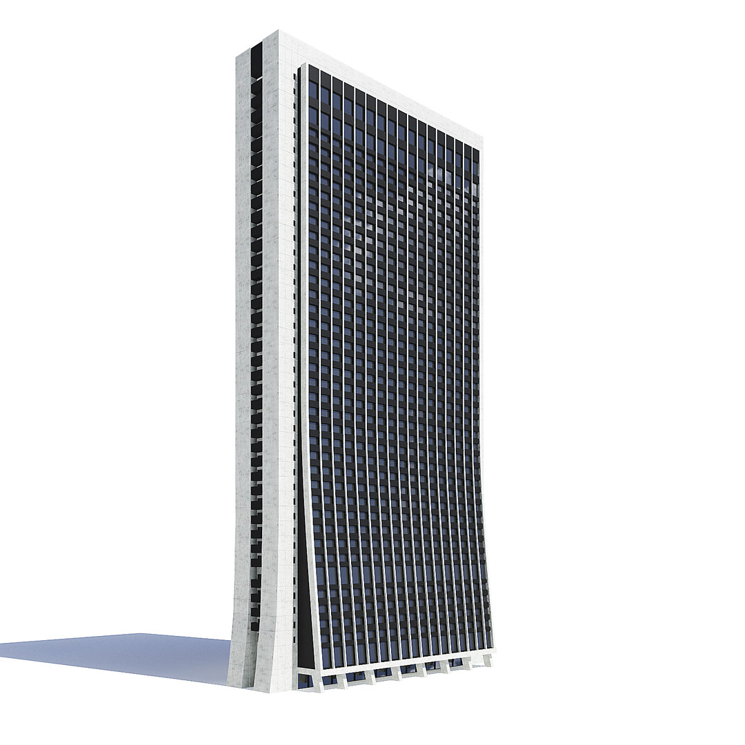 Black skyscraper 3D model - TurboSquid 1517338