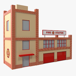 3D Fire-Station Models | TurboSquid