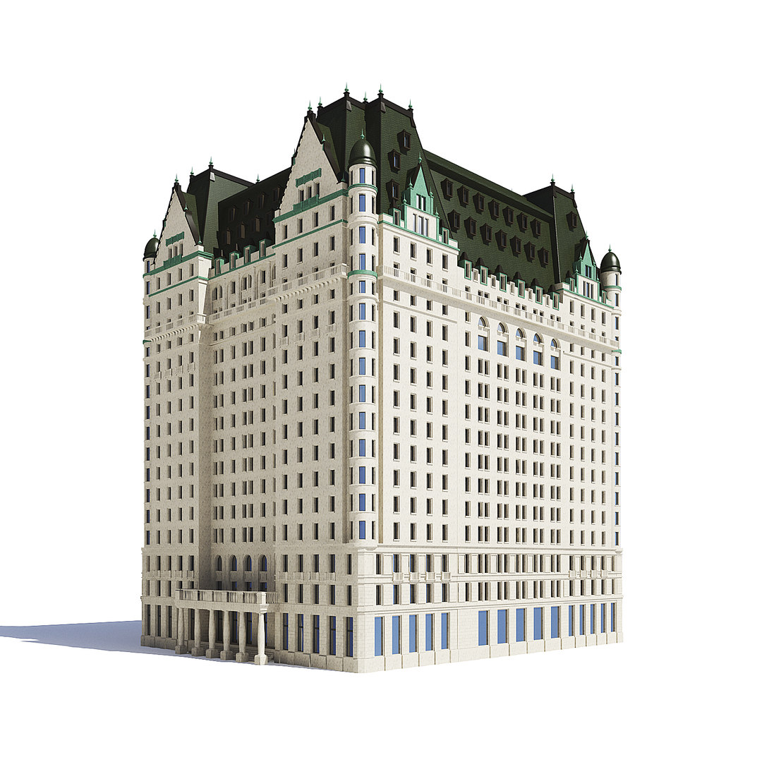 3D model large hotel - TurboSquid 1517368