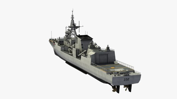 Updated halifax class model - TurboSquid 1517660
