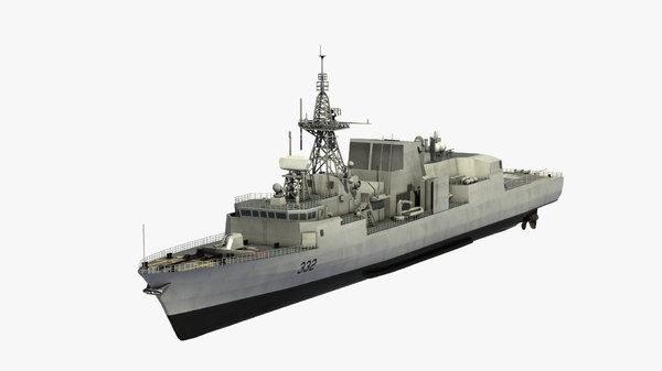 Updated halifax class model - TurboSquid 1517660