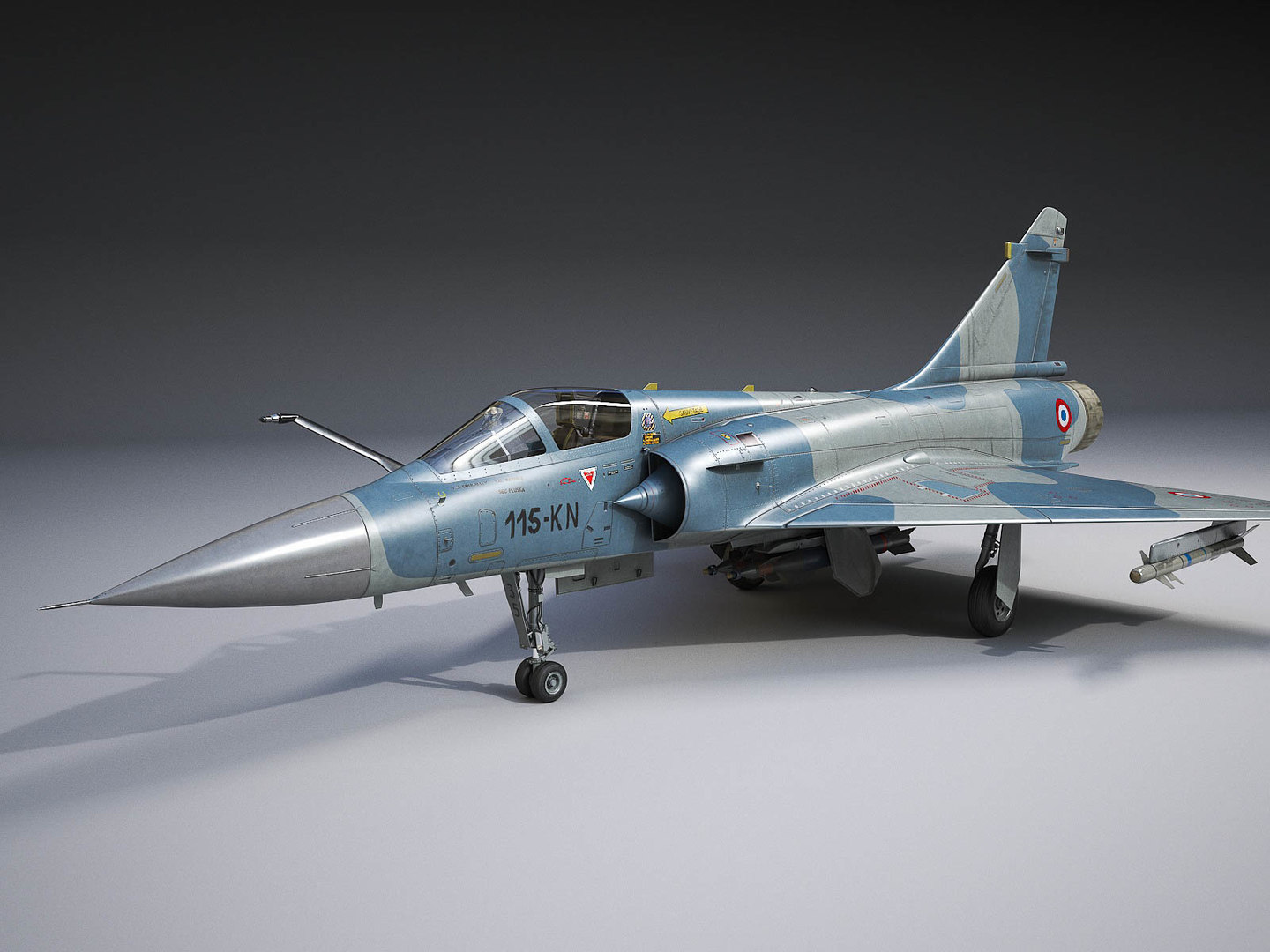 3D mirage 2000 dassault model - TurboSquid 1516394