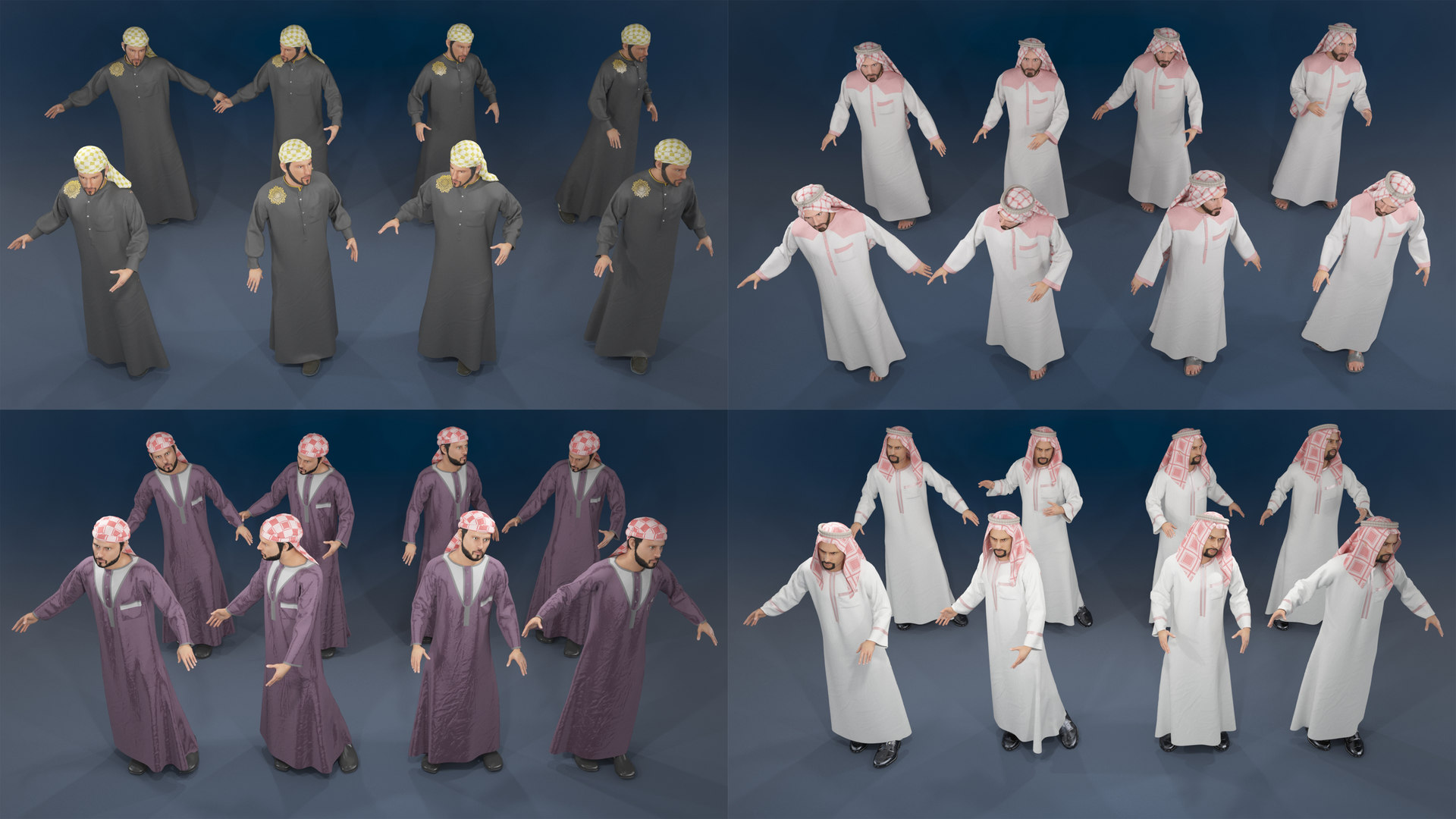 Arab man 3D model - TurboSquid 1517590