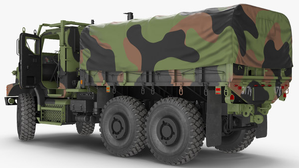3D model military medium cargo truck - TurboSquid 1517761