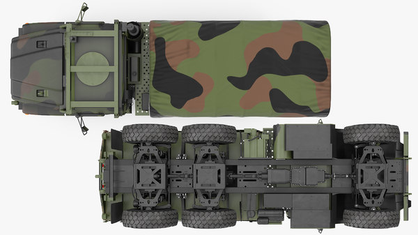 3D model military medium cargo truck - TurboSquid 1517761