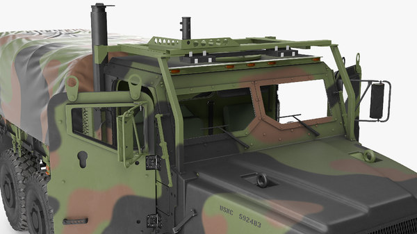 3D model military medium cargo truck - TurboSquid 1517761